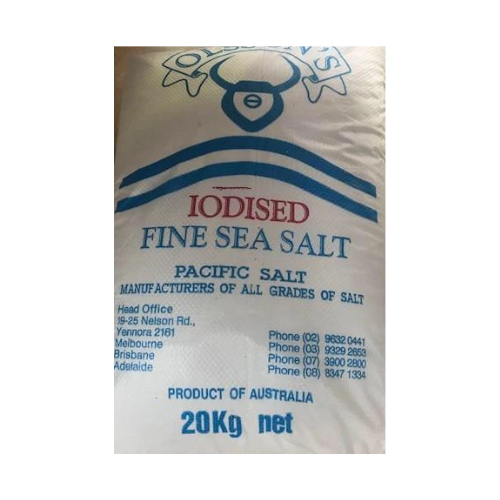 Olssons Iodised Fine Sea Salt 20kg | FOR THE LOVE FARM SHOP